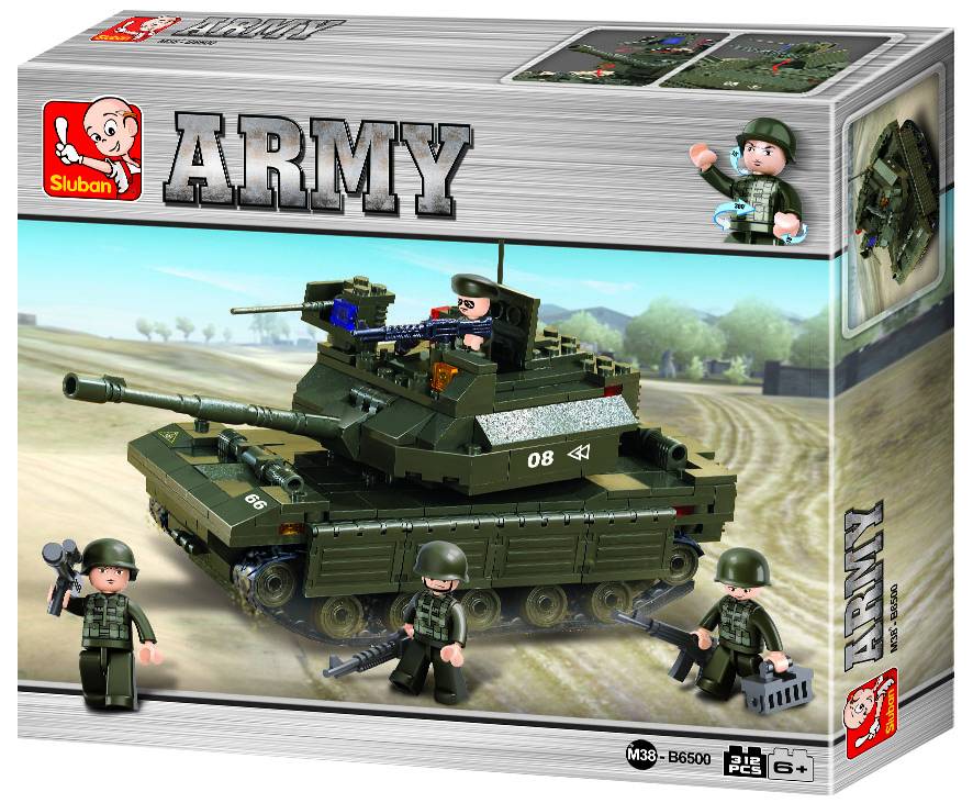Sluban Landmacht Tank (6500) - Wild Toys